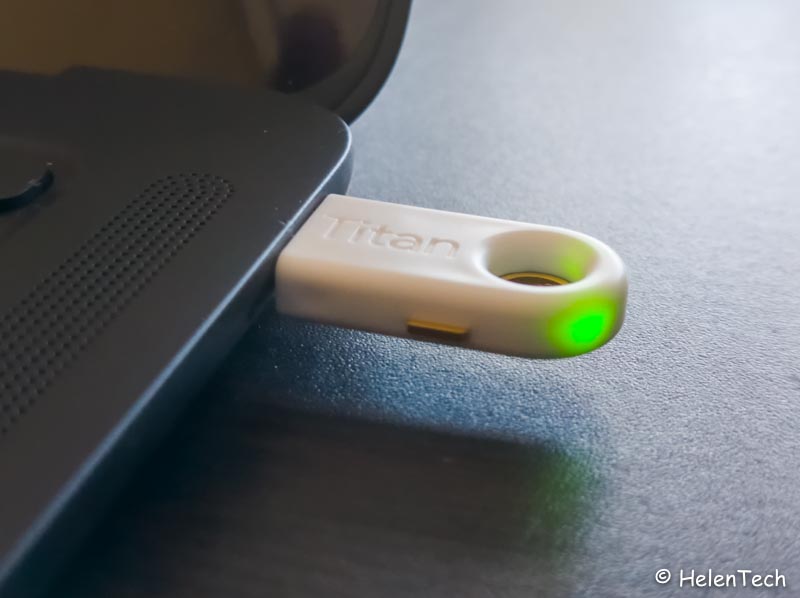 ｢Google Titan Security Key USB-C｣をレビュー。Chromebookで使ってみました | HelenTech