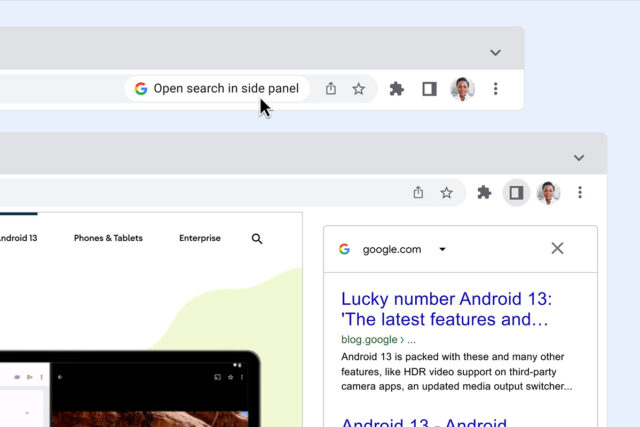 Chromeの新しいサイドバーを利用すると検索結果を表示できます | HelenTech