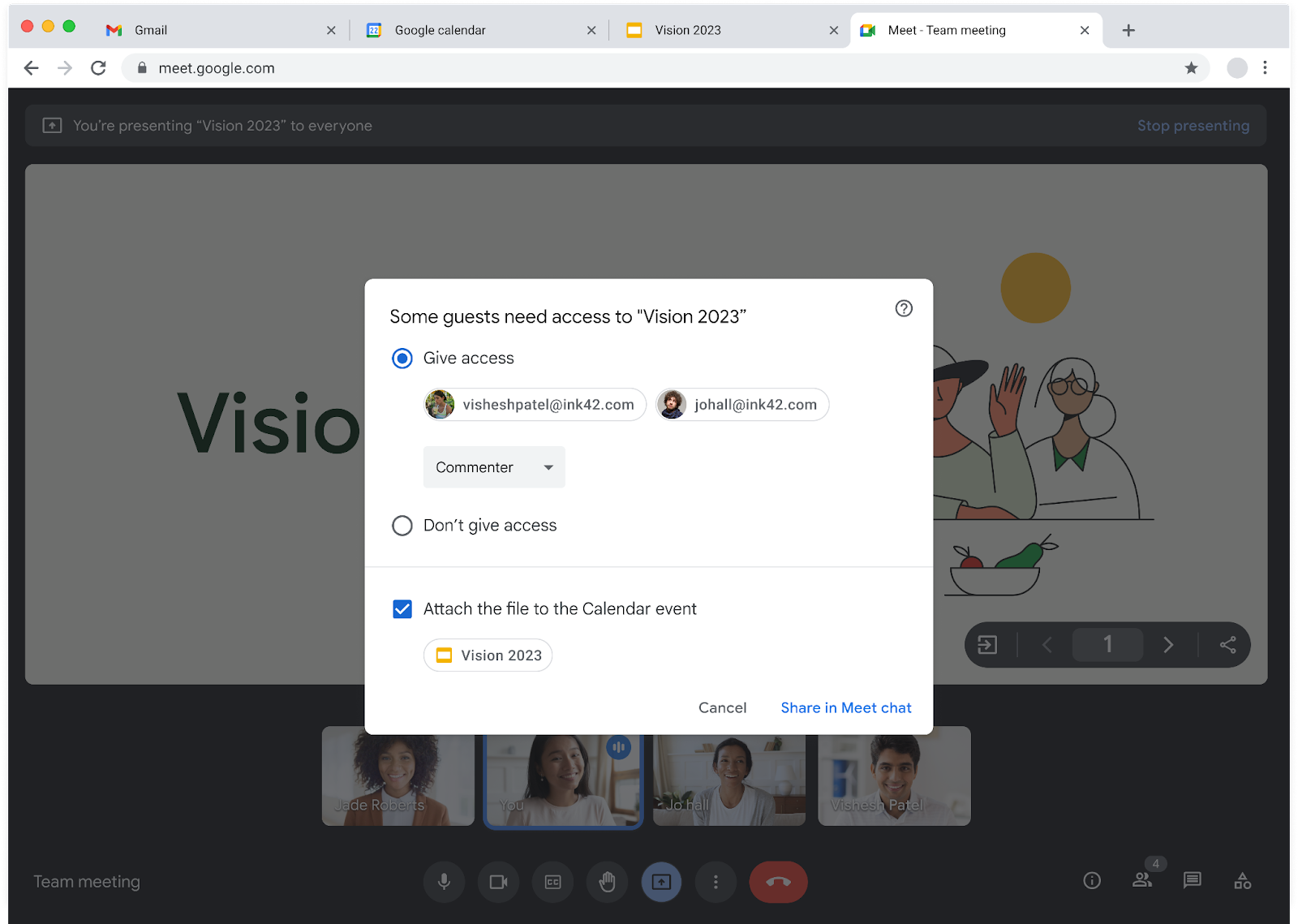 Google Meet で会議中のファイル共有が簡単になります | HelenTech