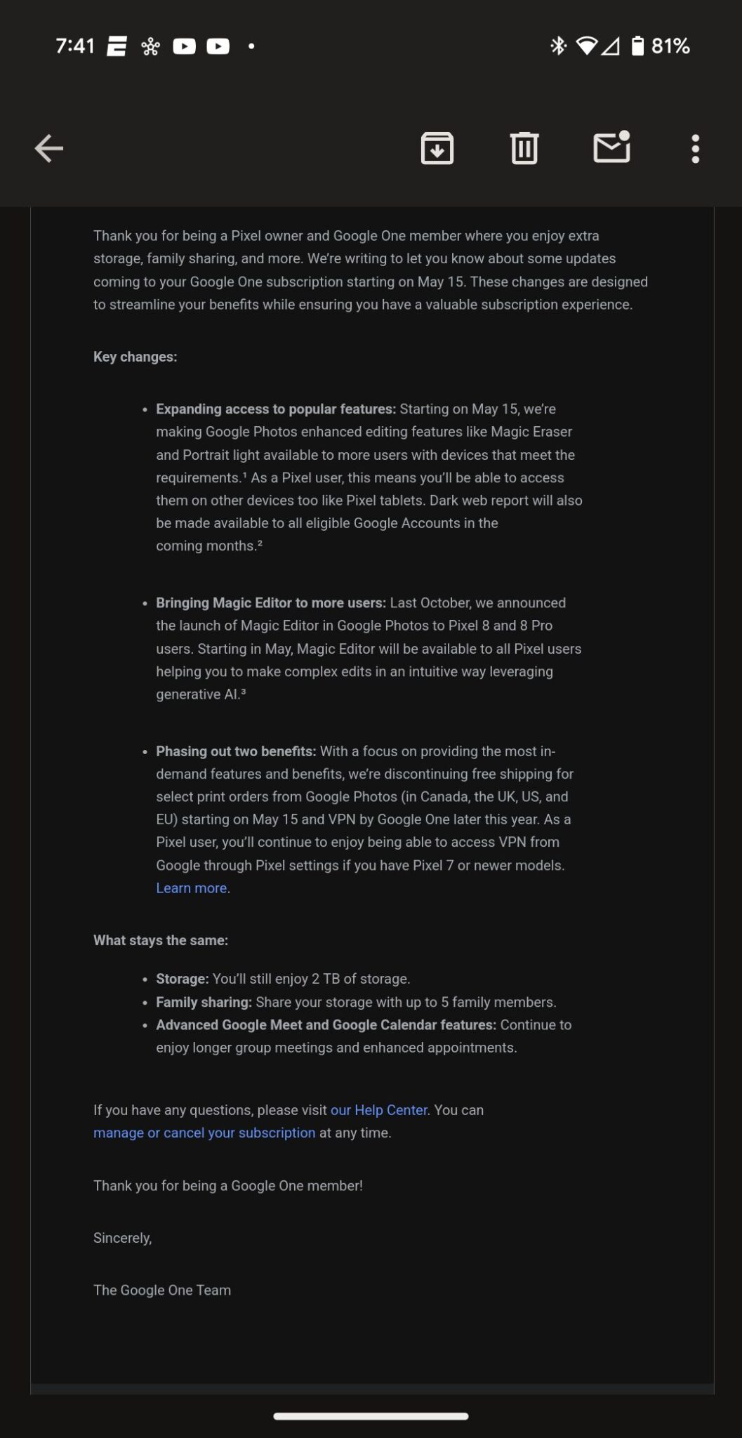 Google One VPN が今後数ヶ月以内に廃止。Pixel 組み込みの VPN 機能はそのまま | HelenTech