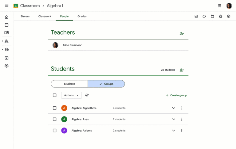 Google Classroom に生徒のグループを作成する機能が追加 | HelenTech