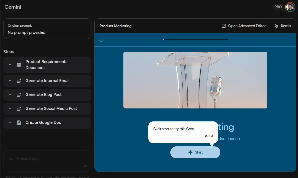 Gemini アプリ、AI でミニアプリが作れる「Opal」を Gem として直接利用可能に | HelenTech